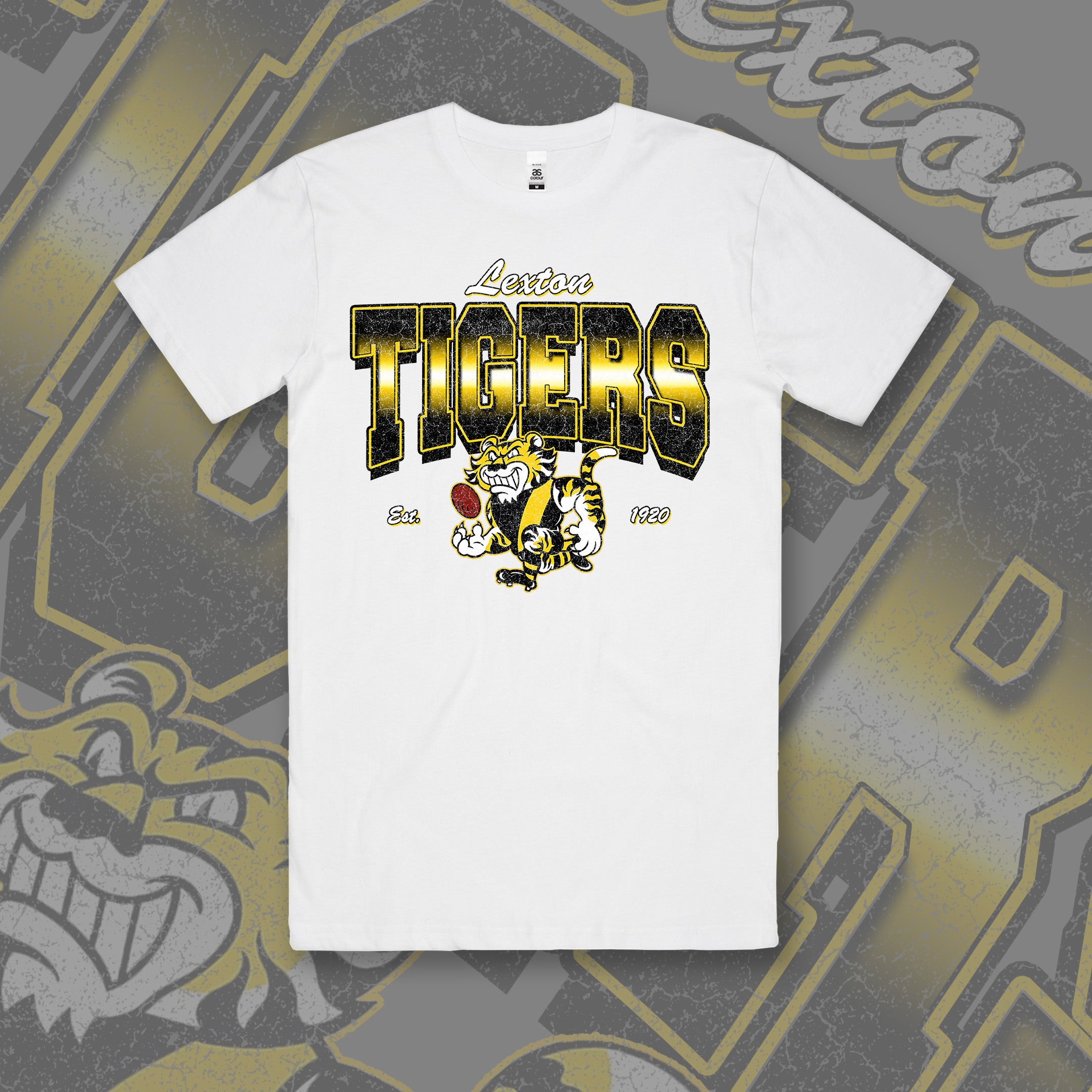 LEXTON FNC RETRO TEE - WHITE – Clubhouse Print Co